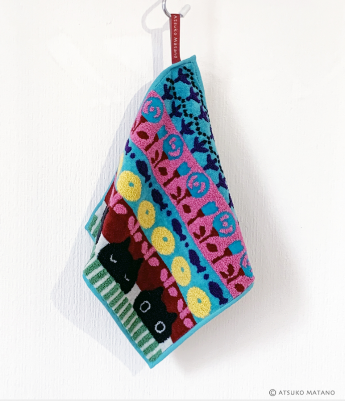 Mini serviette MMSL couleur B(bleu) - Atsuko Matano Paris