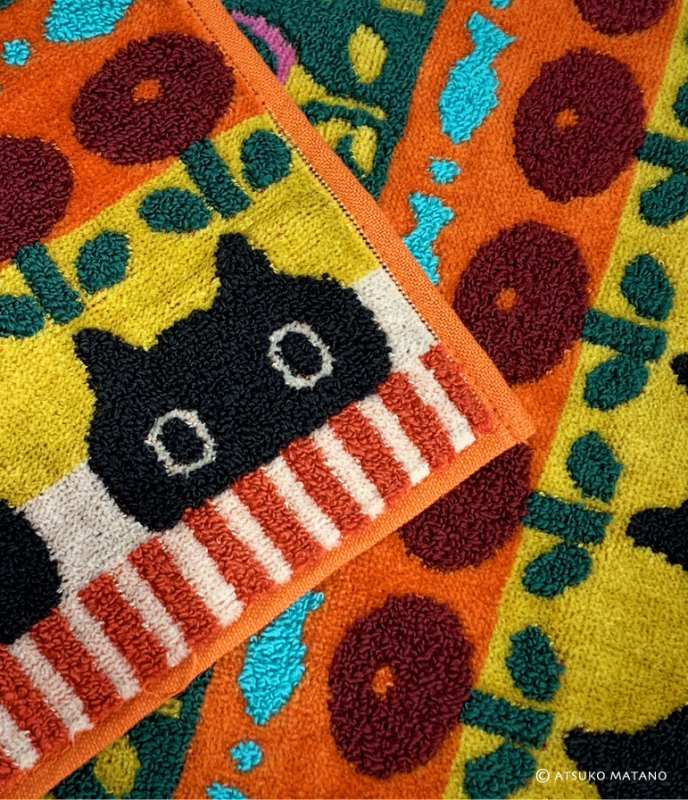Mini serviette MMSL couleur OR(orange) - Atsuko Matano Paris
